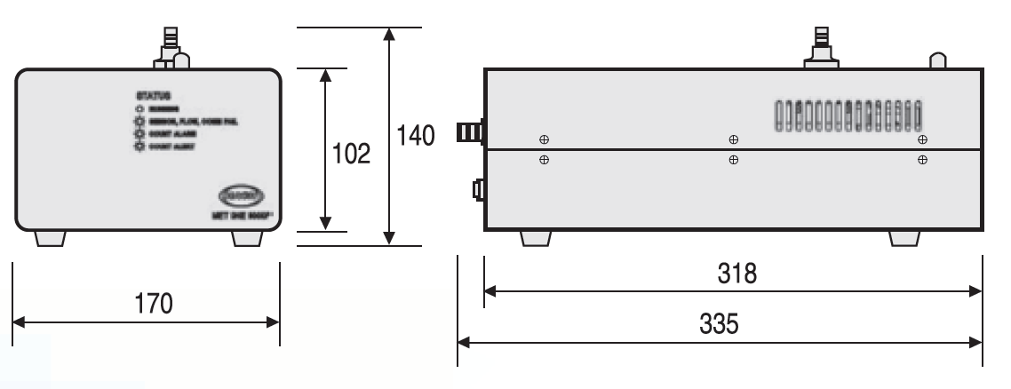 ポンプ内蔵型気中リモートパーティクルカウンター MET ONE 6015P – トランステック株式会社